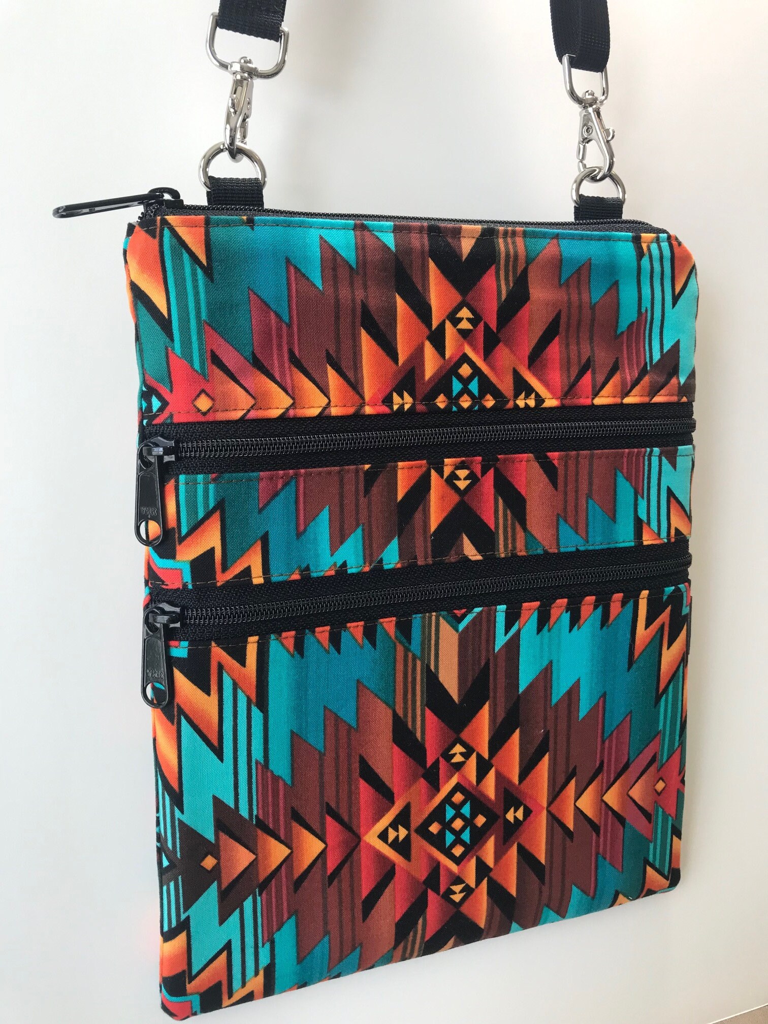 Jenny Cross Body, 3 Zipper Bag, by Marilyn, Purse, Handbag, Messenger ...