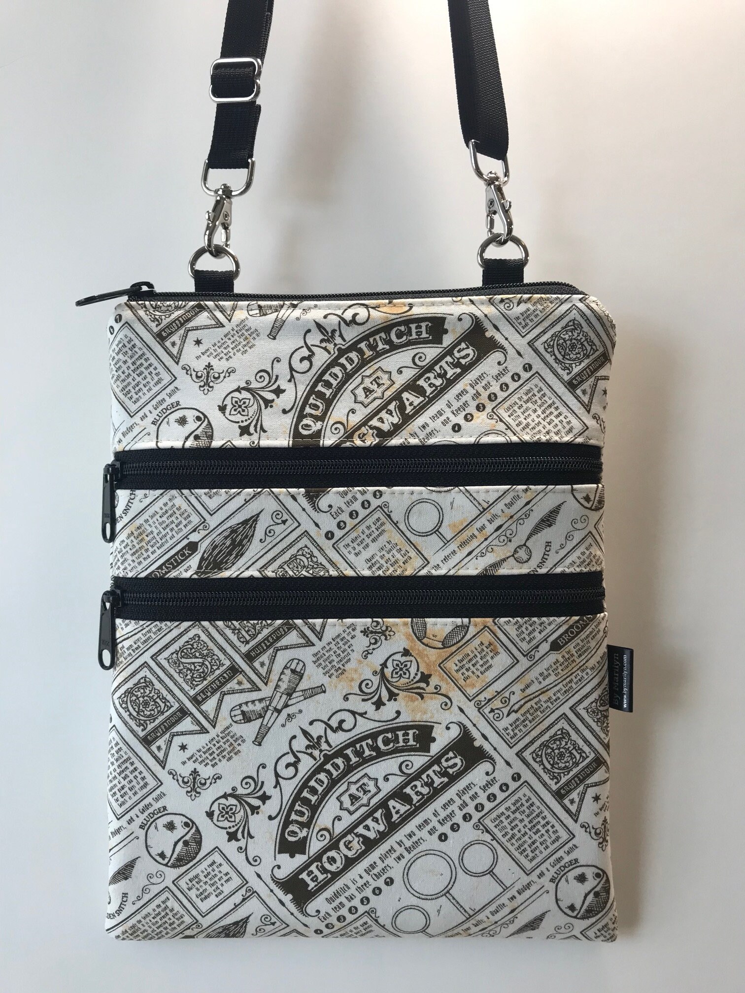 Jenny Cross Body, 3 Zipper Bag, by Marilyn, Purse, Handbag, Hogwarts ...