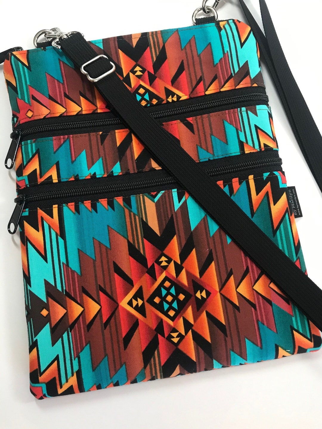 Jenny Cross Body, 3 Zipper Bag, by Marilyn, Purse, Handbag, Messenger ...