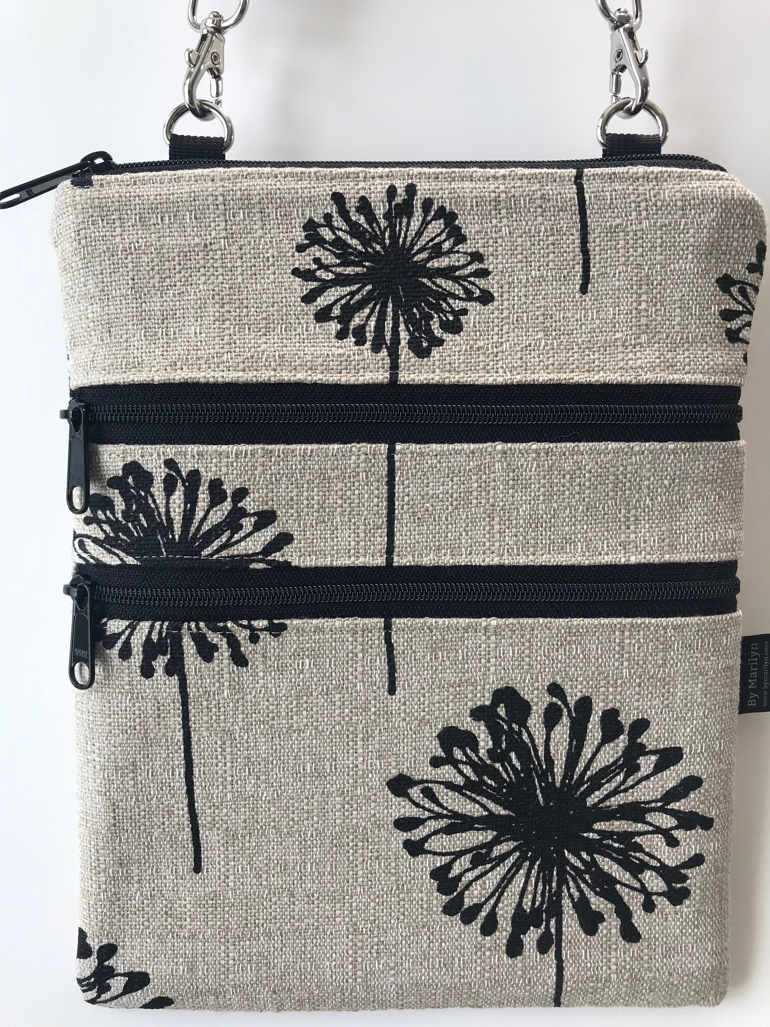 Jenny Cross Body, 3 Zipper Bag, by Marilyn, Purse, Handbag, Messenger ...
