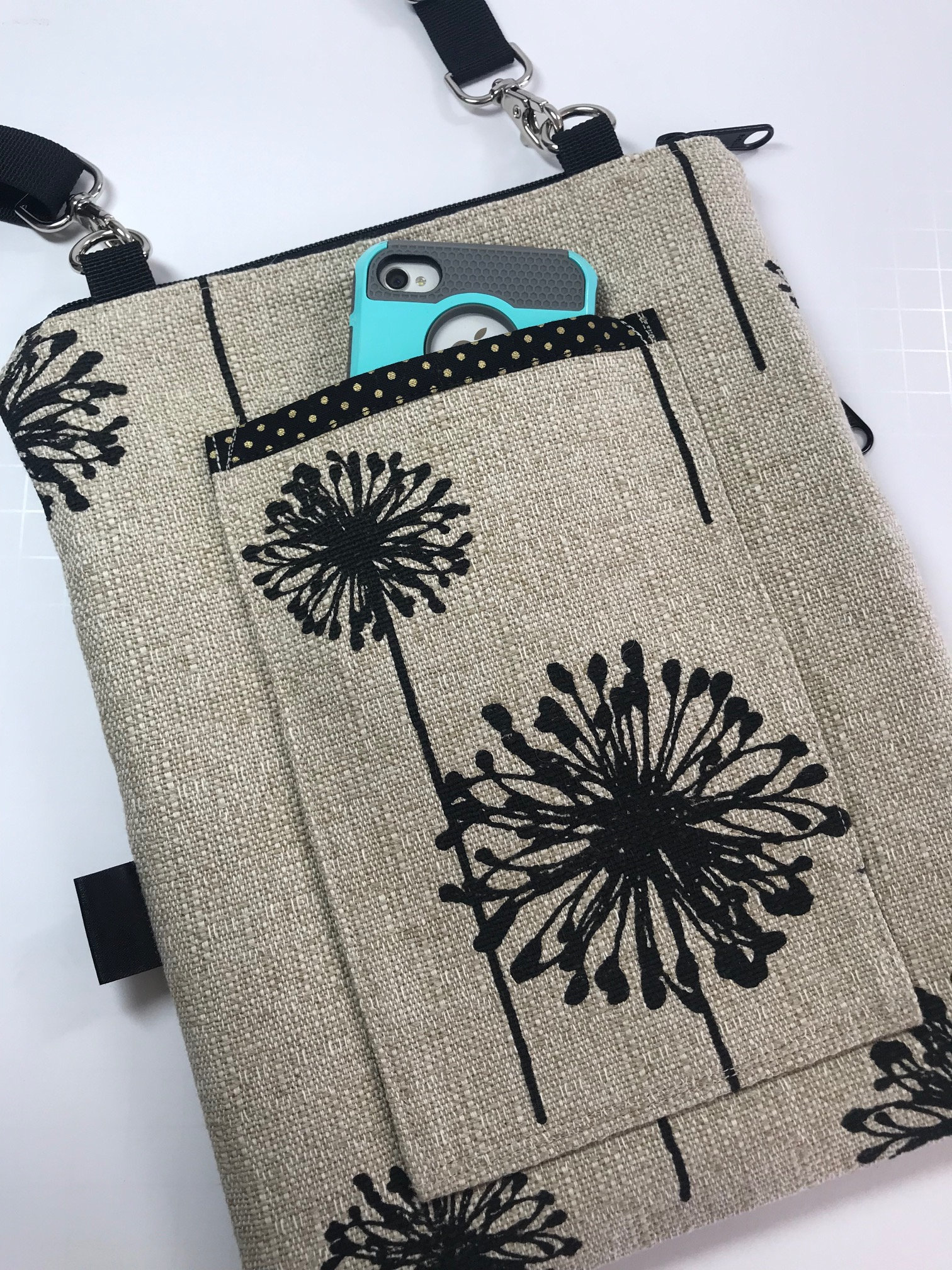 Jenny Cross Body, 3 Zipper Bag, by Marilyn, Purse, Handbag, Messenger ...