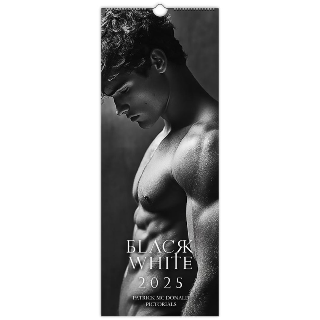 Wall Calendars 2025 (EU & Rest of World) - Black-and-white Male ...