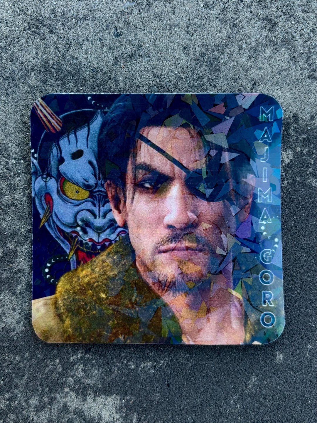 Majima Goro - 3" Holographic Sticker - Etsy