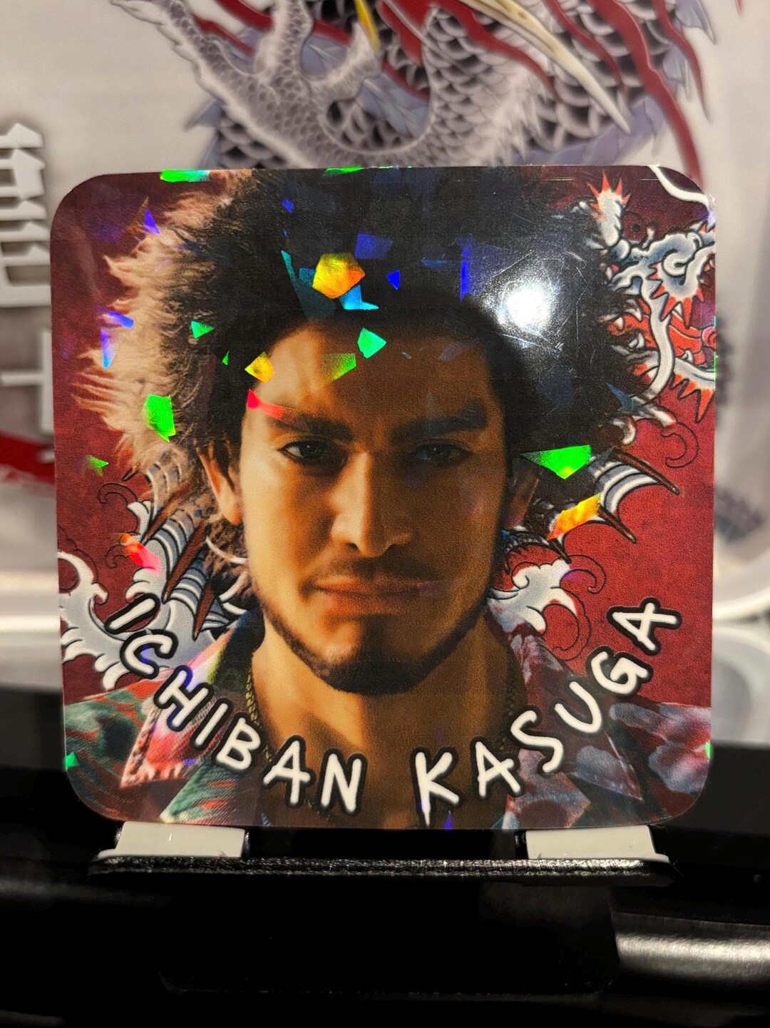 Ichiban Kasuga - 3" Holographic Sticker - Etsy