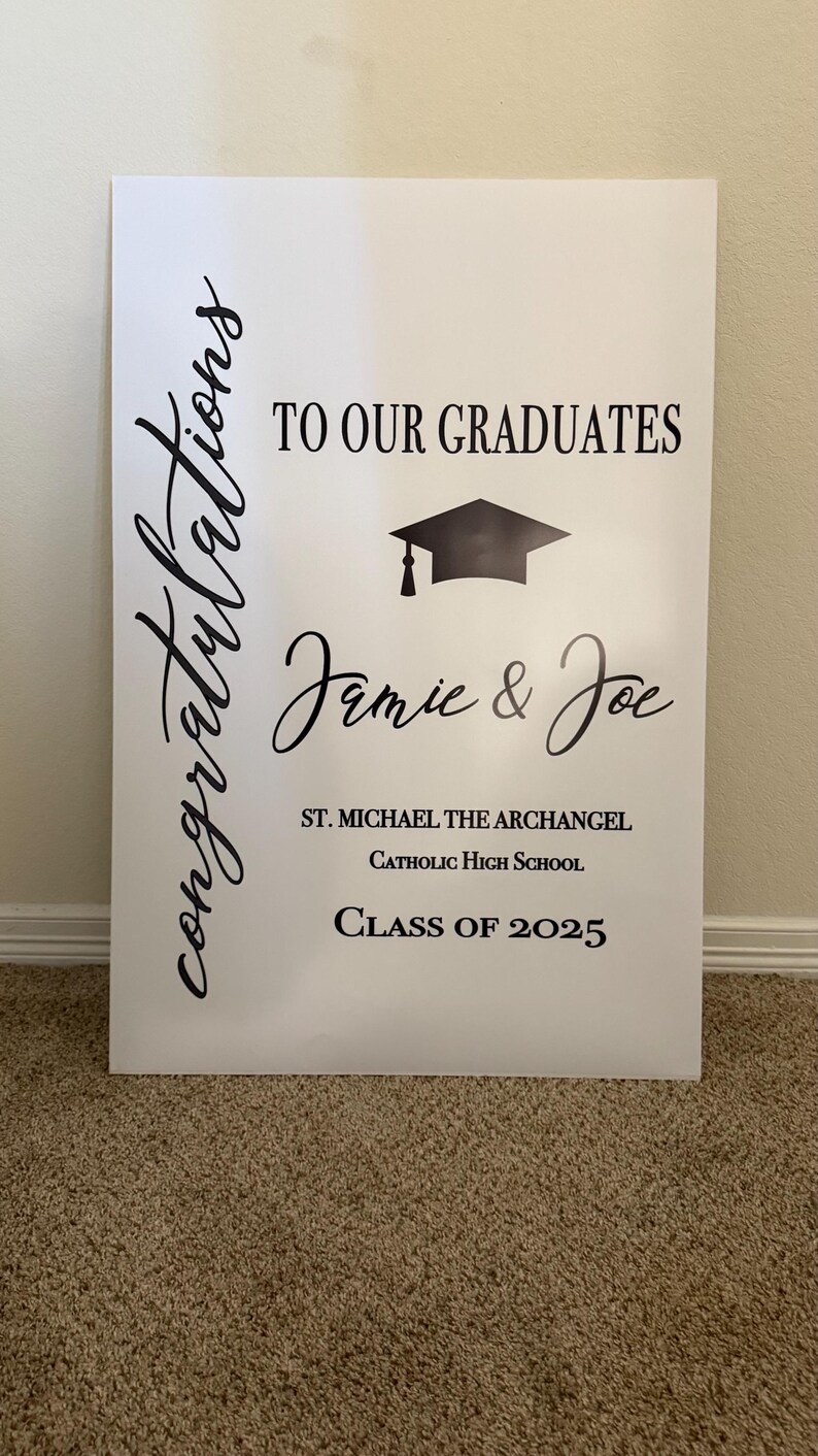 GRADUATION PARTY SIGN - Etsy