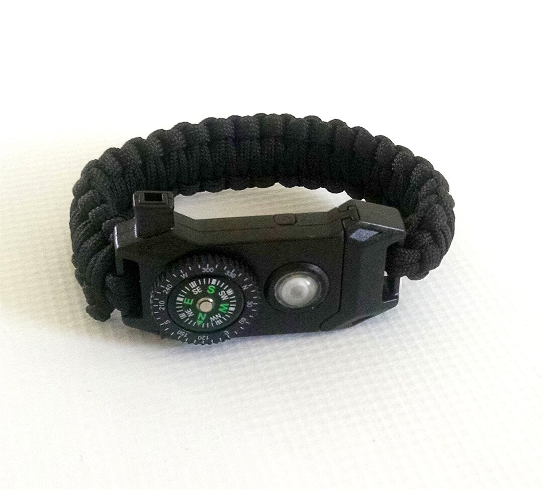 SOS Flashlight Survival Bracelet - Etsy