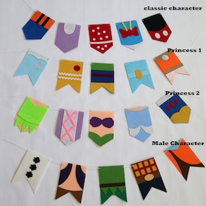 Disney Character Inspired Banner, 4 Styles - Etsy