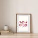 Boston College Typography Heart Print | Boston College Art | Boston ...