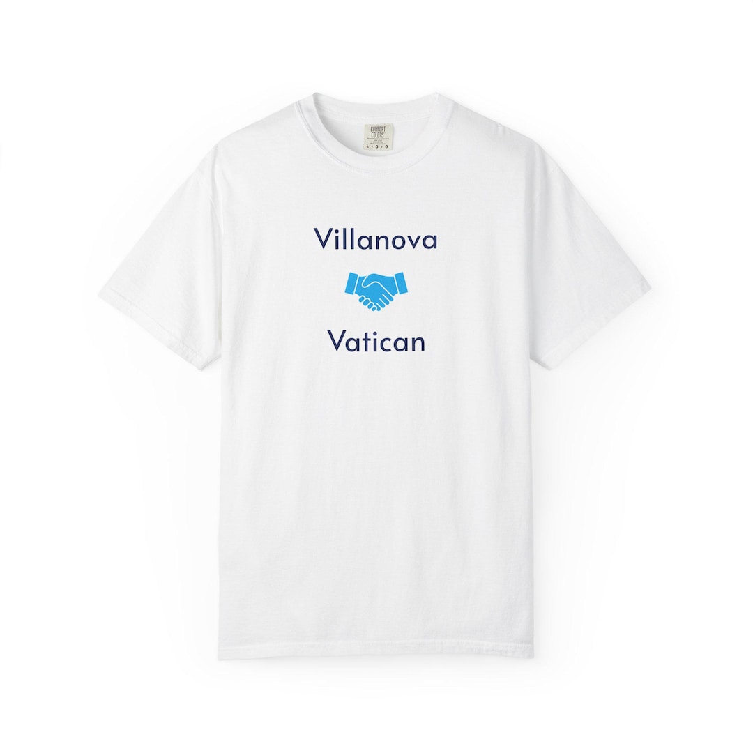 Villanova Vatican Shirt | Nova Pope Shirt | Pope Leo Villanova ...