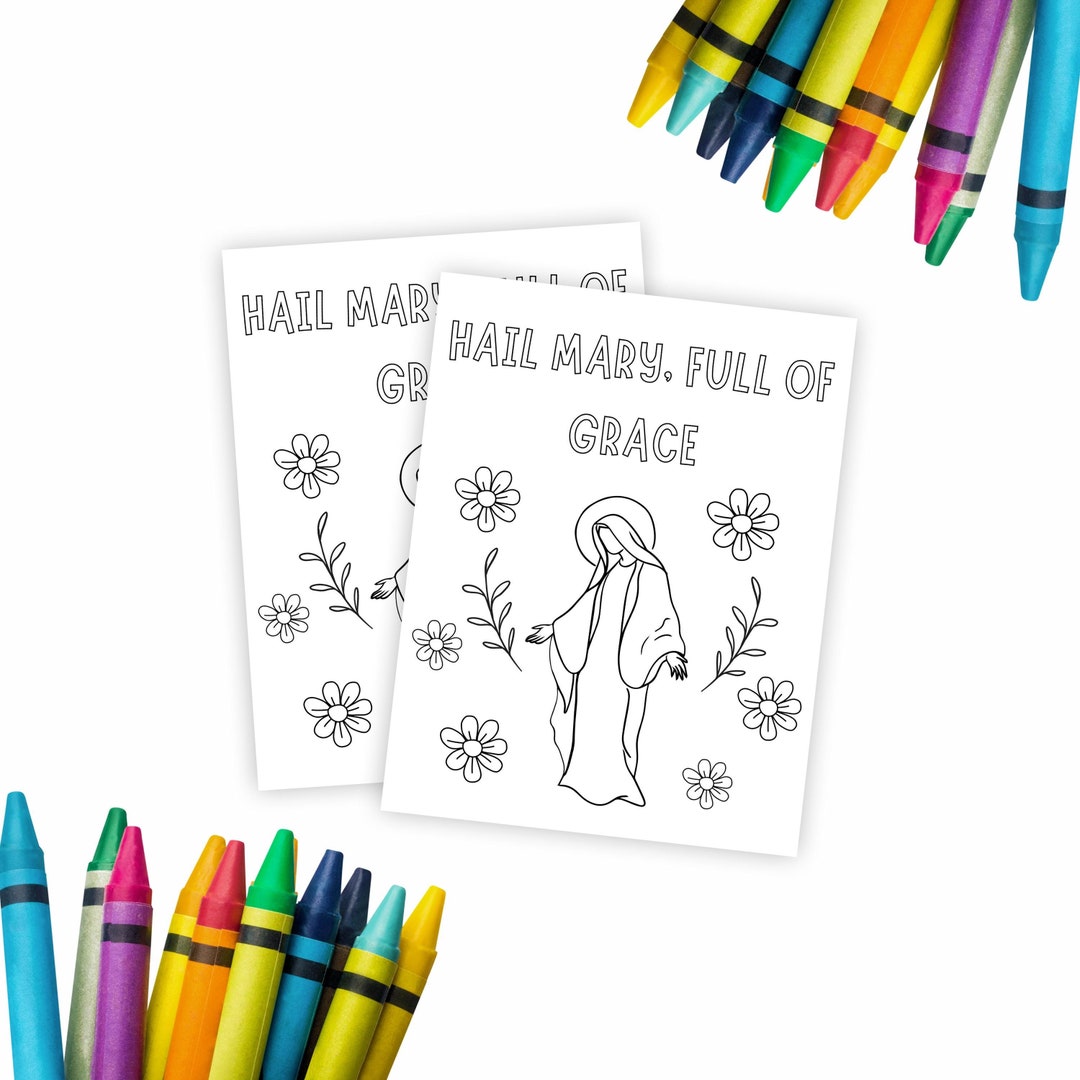 Catholic Coloring Page Printable | Catholic Education for Kids ...