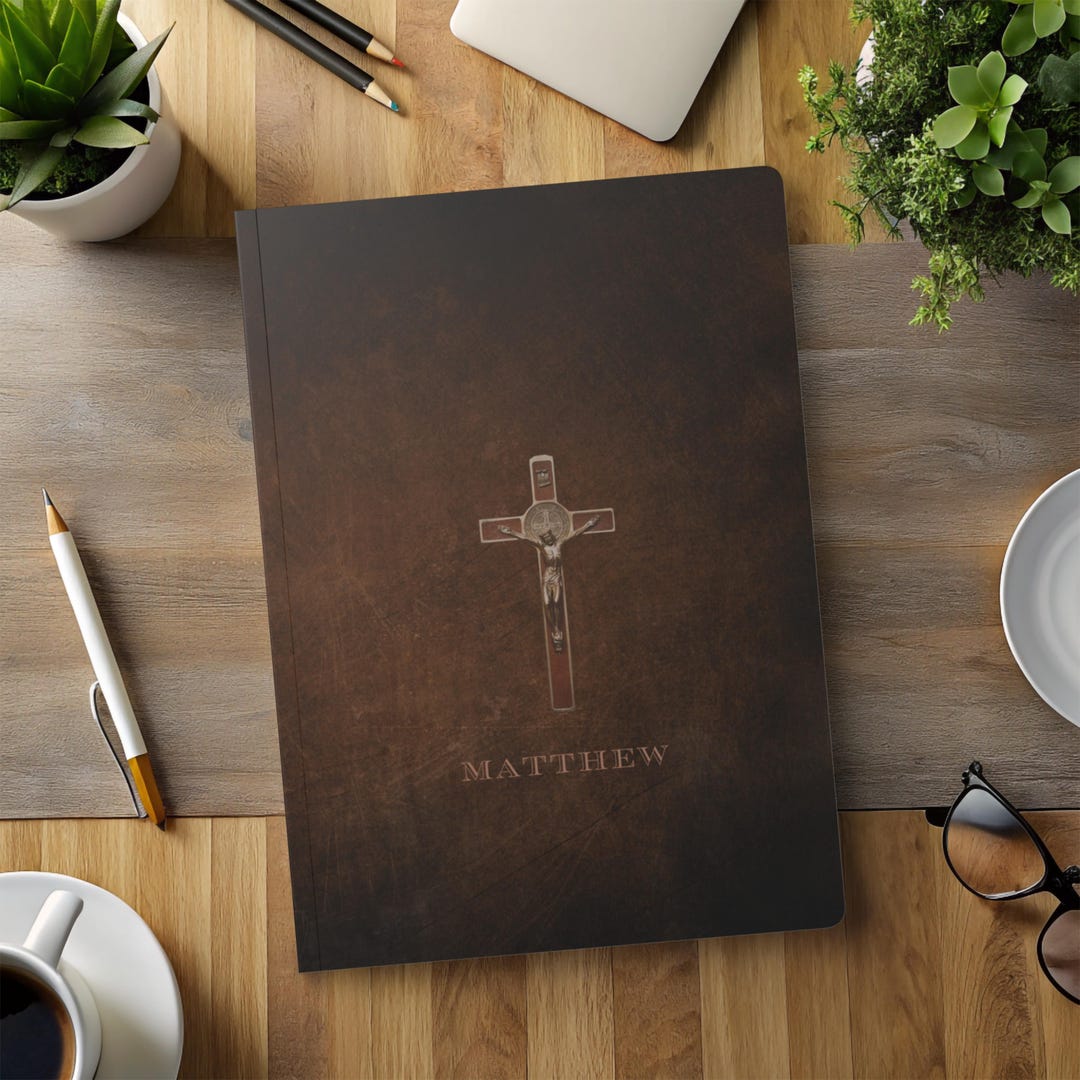 Personalized Mens Prayer Journal,mens Devotional Catholic Journal,st ...