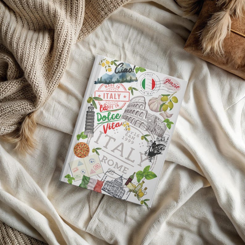Italy Travel Journal: Vintage Rome Vacation Diary - Etsy