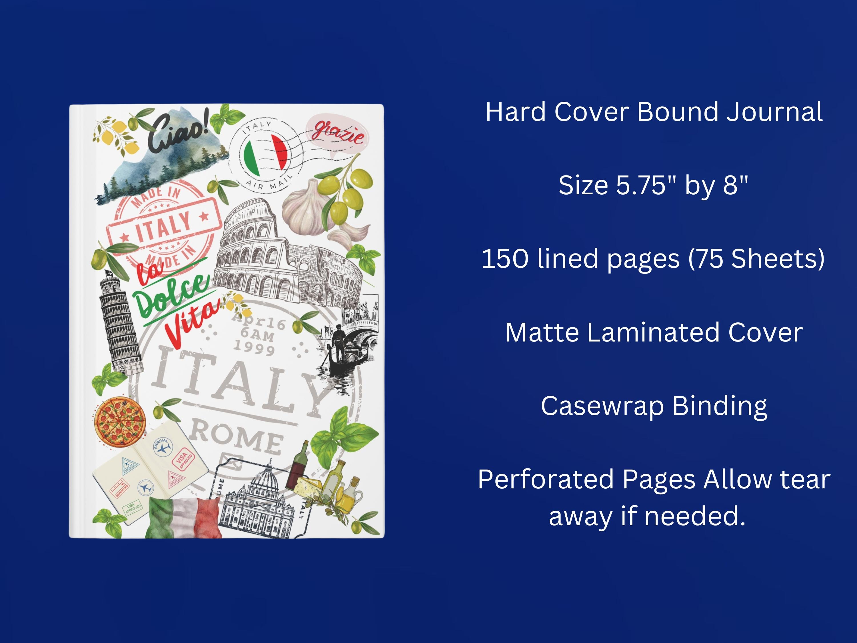 Italy Travel Journal: Vintage Rome Vacation Diary - Etsy