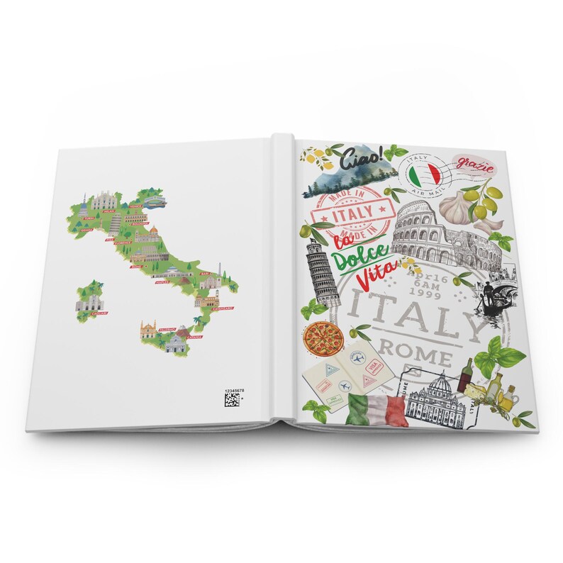 Italy Travel Journal: Vintage Rome Vacation Diary - Etsy