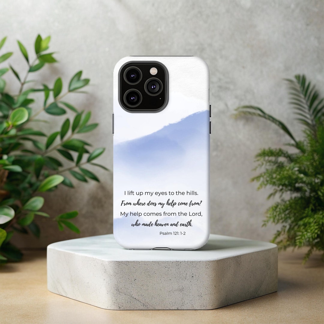 Psalm 121 Bible Verse Phone Case: Christian Catholic Gift - Etsy