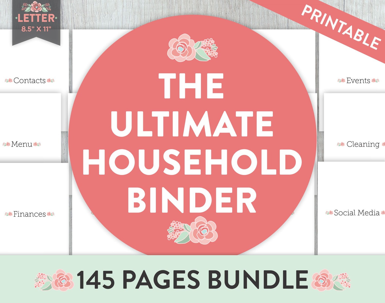 Household Binder Life Planner Home Planner Printable - Etsy