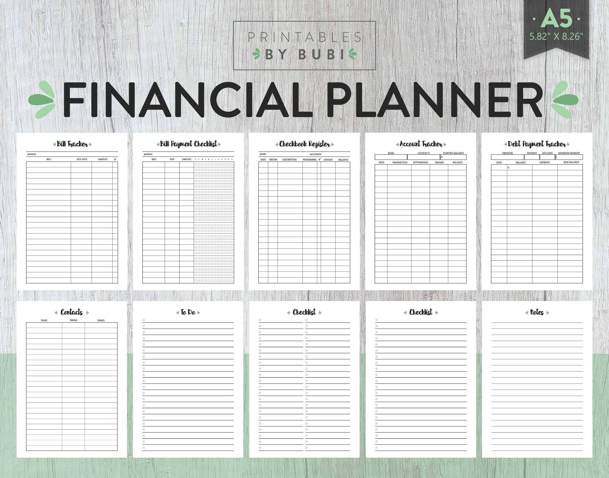 Budget Planner Finance Planner Binder, Budget Binder, Finance Printable ...