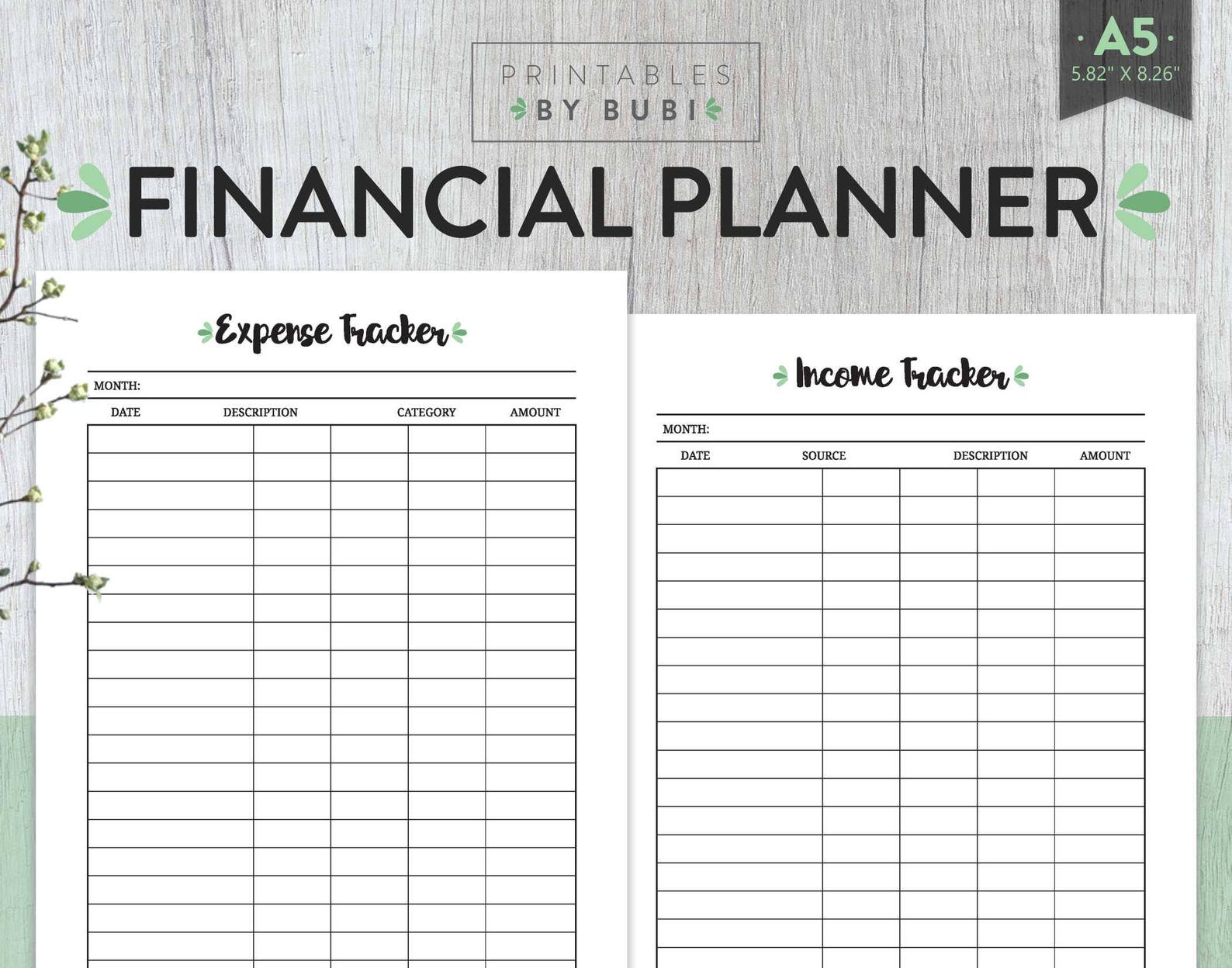 Budget Planner Finance Planner Binder, Budget Binder, Finance Printable ...