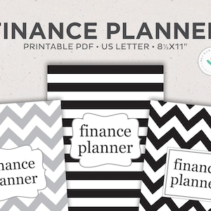 Budget Planner Printable, Financial Planner, Finance Binder, Debt ...