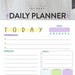 A5 Planner Inserts Daily Planner Printable A5 Filofax, A5 Planner ...