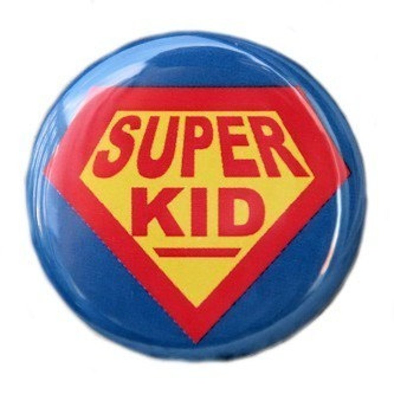 Superhero Button - Etsy