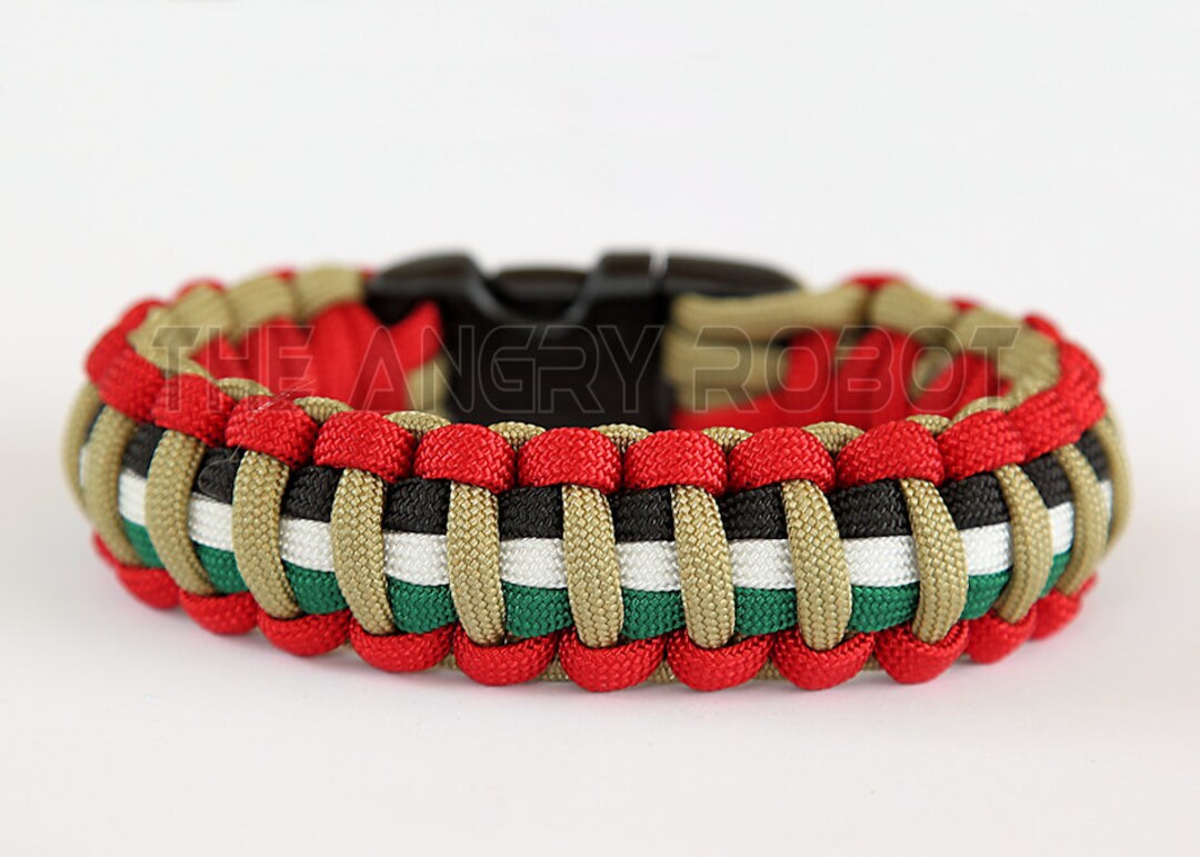 Paracord Survival Bracelet - Iraq Campaign Medal Colors - Etsy