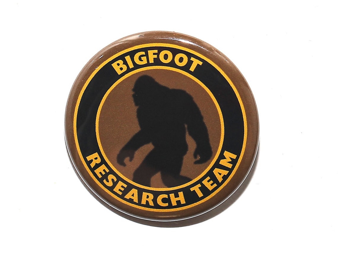 Bigfoot Research Team - Pinback Button Badge 1 1/2 Inch 1.5 - Etsy