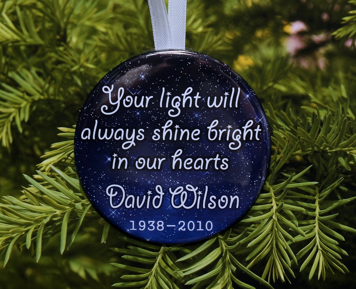 Your Light Will Always Shine Bright In Our Hearts Memorial | Etsy