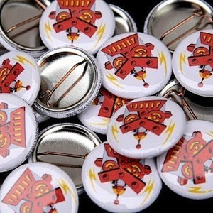 100 Custom Professionally Made 1 Inch Pinback Buttons - Etsy