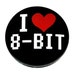 I Love 8 Bit Button Pinback Badge 1 Inch - Etsy