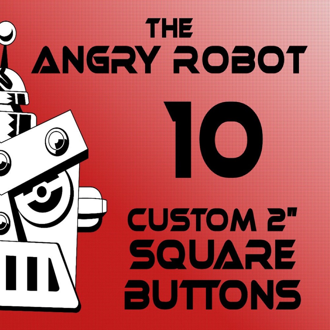 10 Custom Professionally Made 2 Inch Square Pinback Buttons - Etsy
