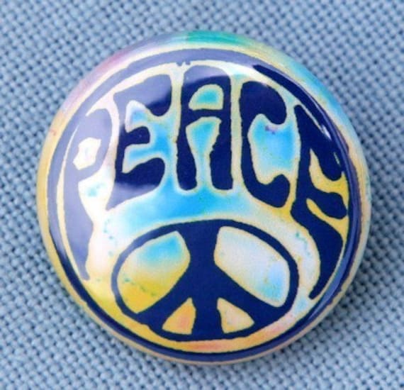 Peace Tie Dye Button Pinback Badge 1 Inch - Etsy