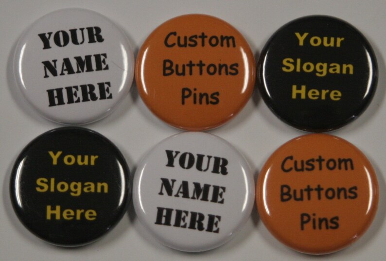 50 Custom Professionally Made 1 1/2 Inch Pinback Buttons 1.50 | Etsy