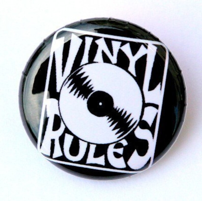 Vinyl Rules Button Pinback Badge 1 Inch | Etsy