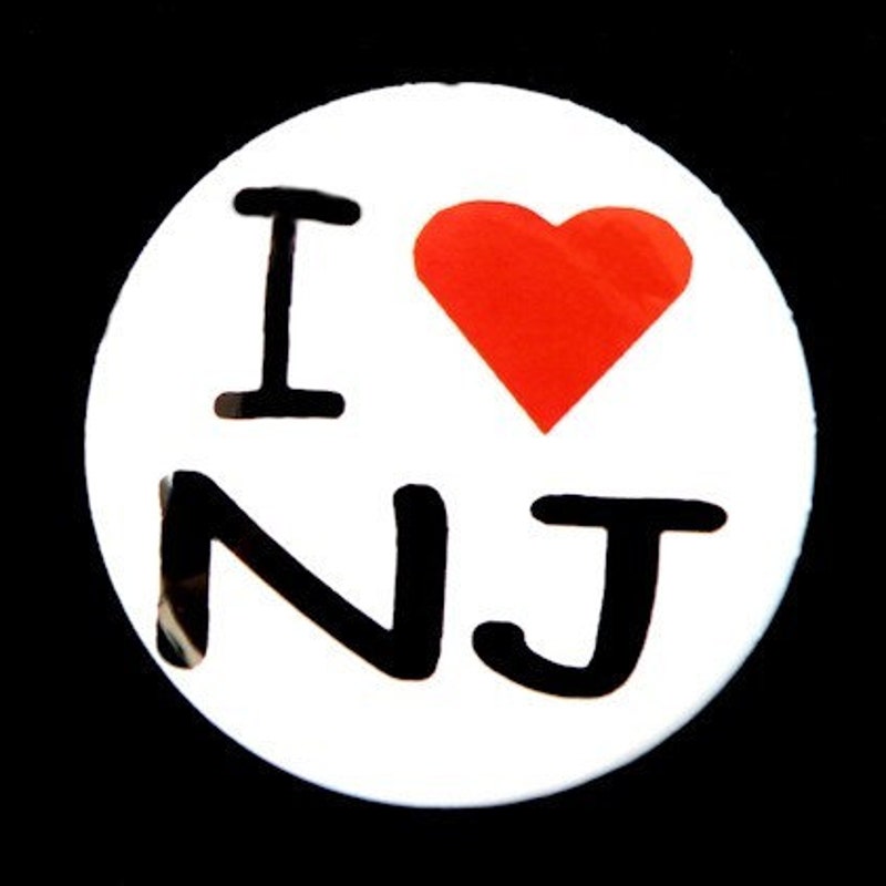 New Jersey Button Pin - Etsy