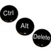 Ctrl Alt Delete Set of 3 - Buttons Pinbacks Badges 1 Inch - Etsy