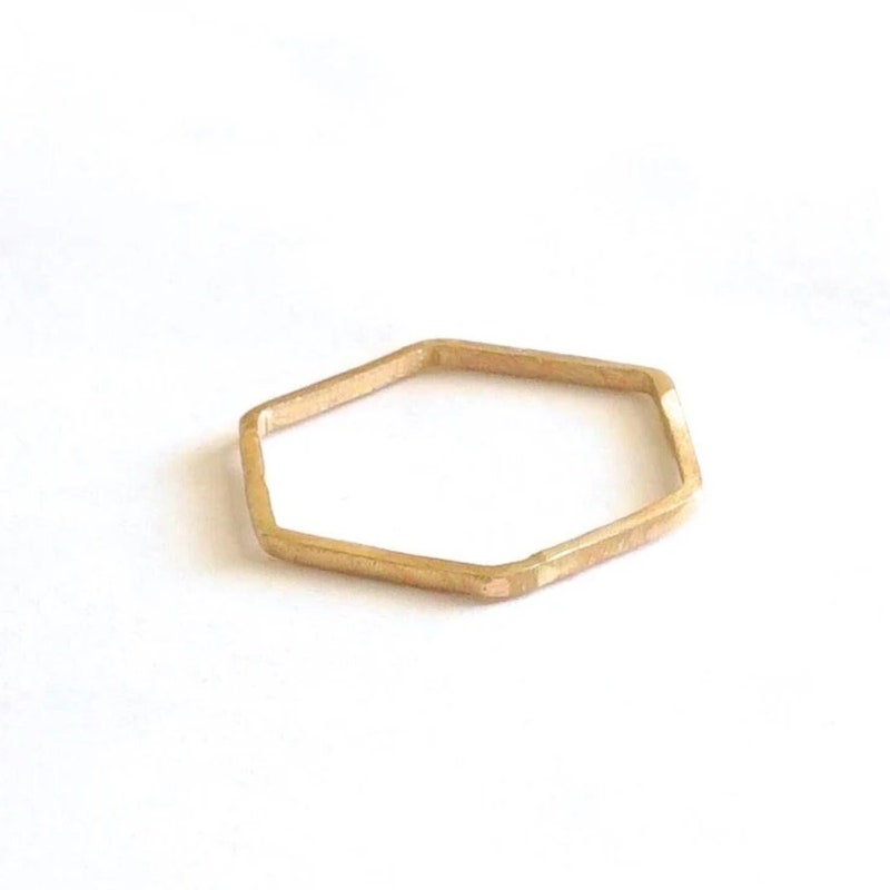 Hexagon Ring - Etsy