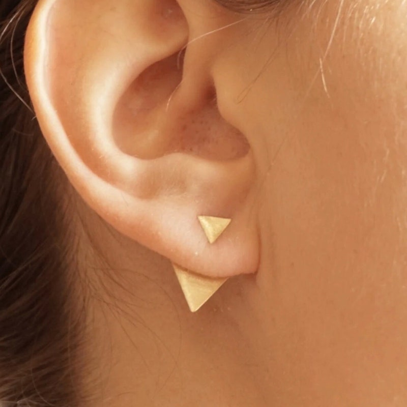Front Back Earrings - Etsy