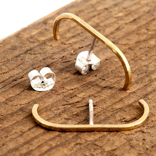 Square Double Suspension Earrings Hook Earrings Suspender Stud - Etsy