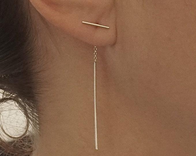 11mm Round Bar Short Threader Solid Sterling Silver Bar - Etsy
