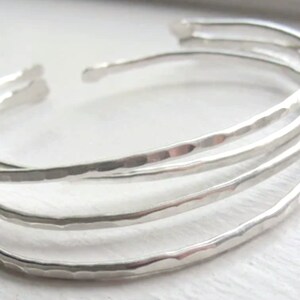 Set of Brass Stacking Bangle Adjustable Open Cuff Bracelets 0079 - Etsy