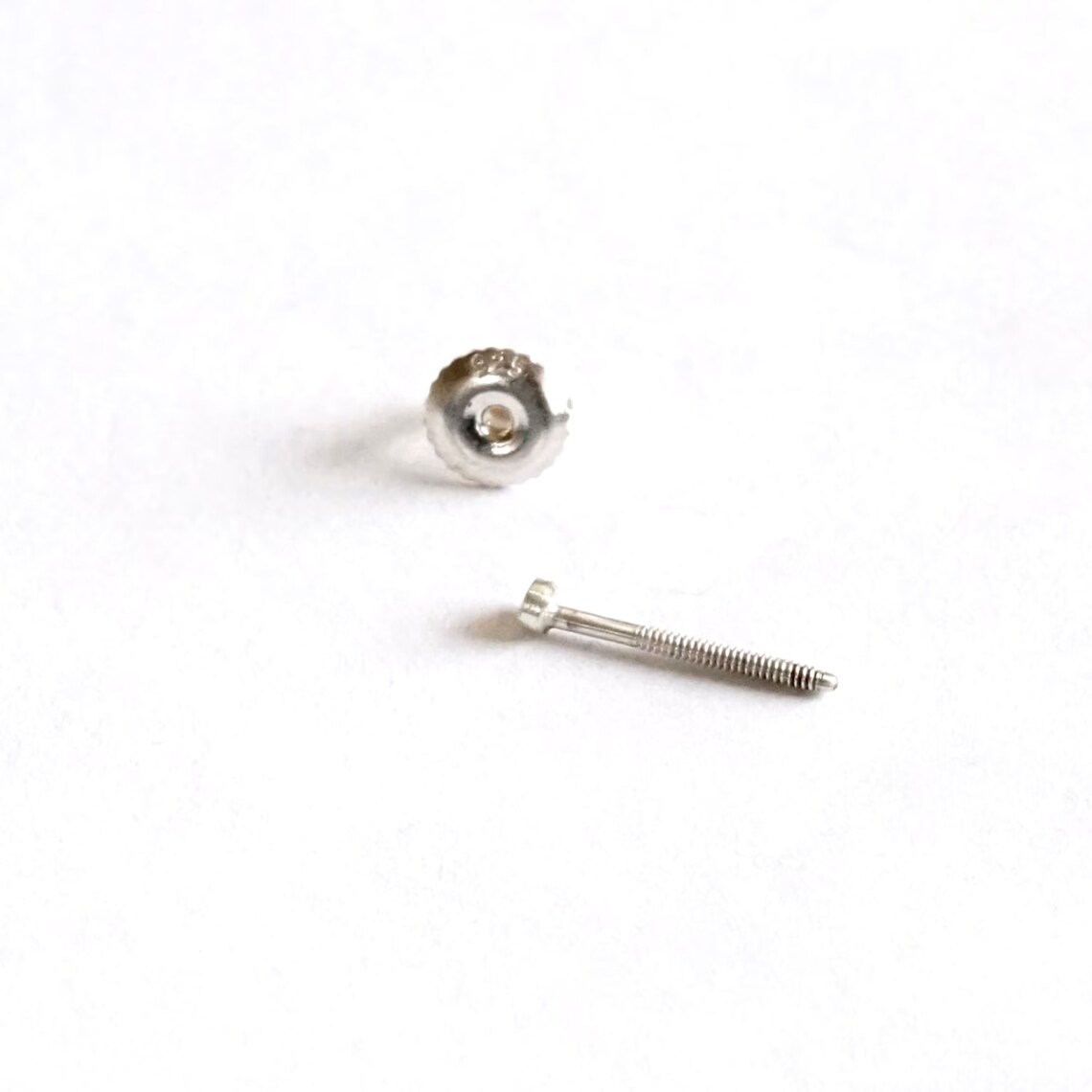 Threaded Post and Ear Nut Only THIS IS NOT an Earring ***add On*** Post ...