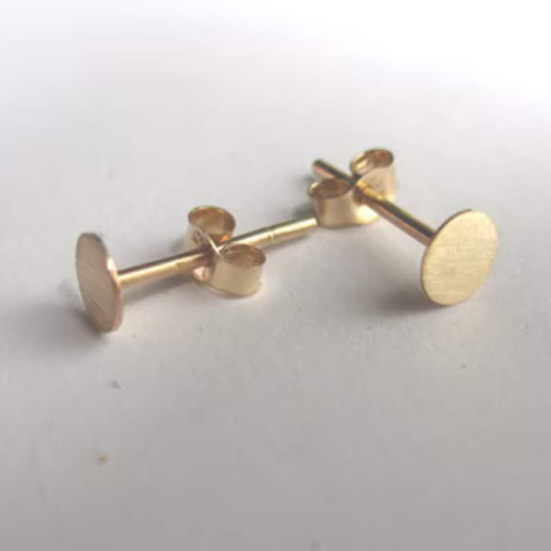 Flat Back Matte Earrings - Etsy
