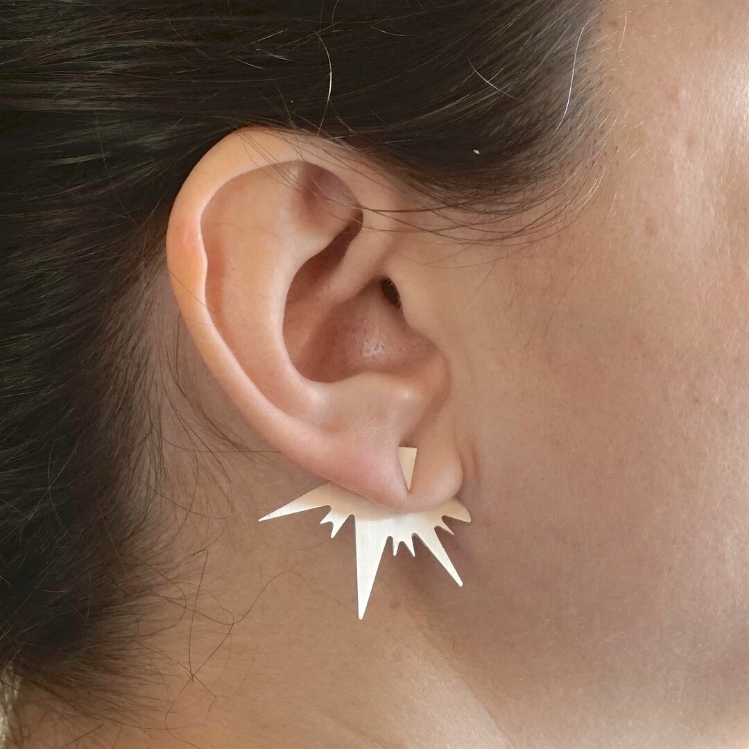 Starburst Ear Jacket Earrings Stud Earrings Stud Earrings Supernova ...