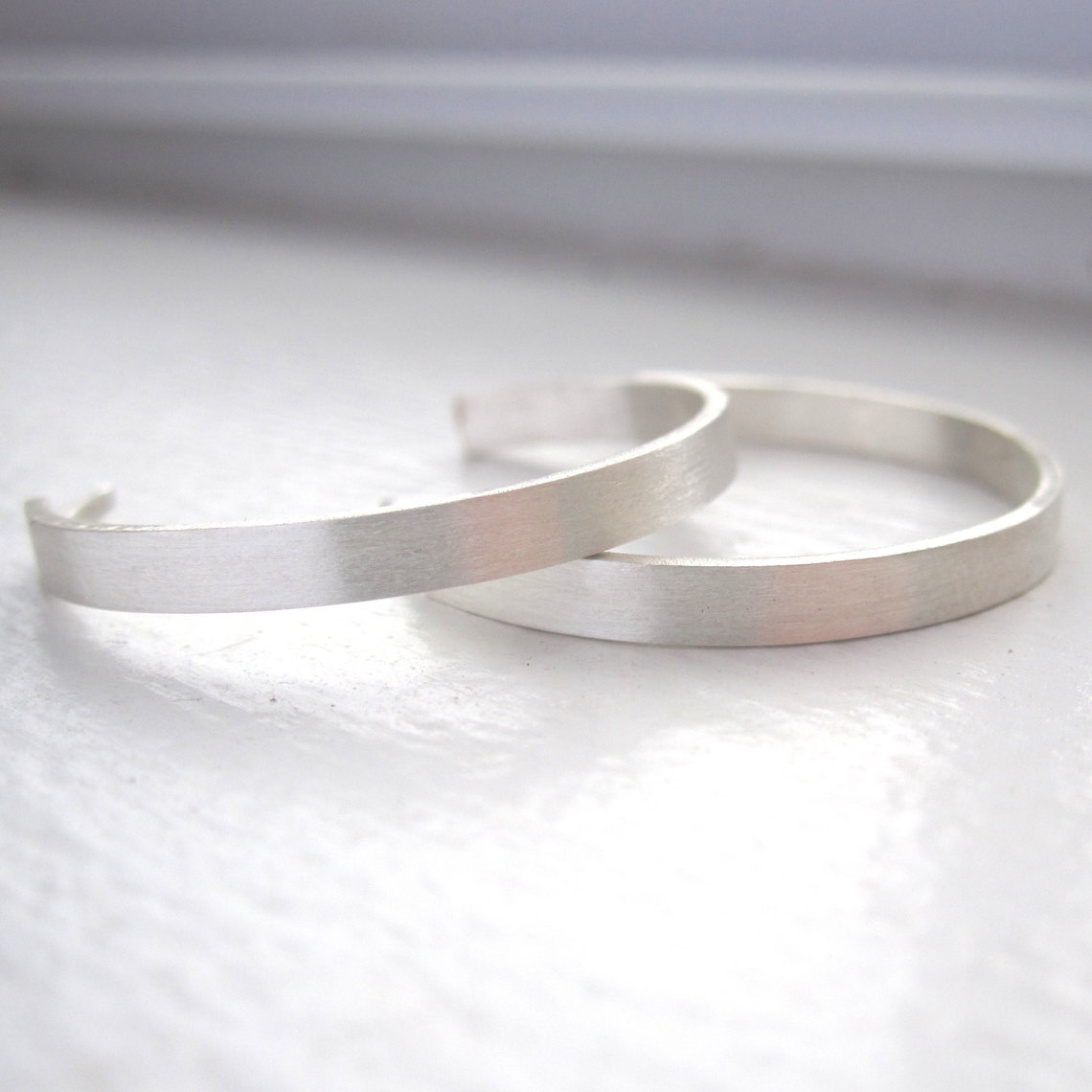 Rectangle Circle Hoop Earrings Plain Open Circle Hoop Earrings Hoop ...
