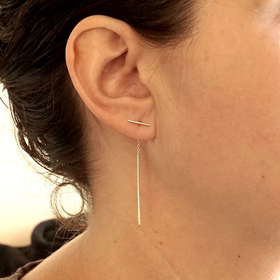 11mm Round Bar Short Threader Solid Sterling Silver Bar Threader ...