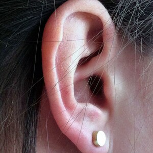 Gift Set Solid Mix Metal Stud Pack Sterling Silver, Gold Colored Brass ...