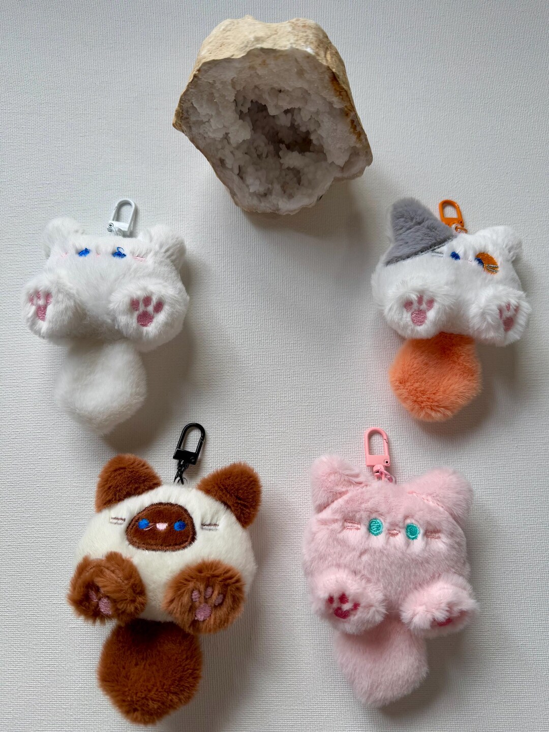 Adorable Plush Keychain, Fluffy Bag Charms, Cute Animal Accessories ...