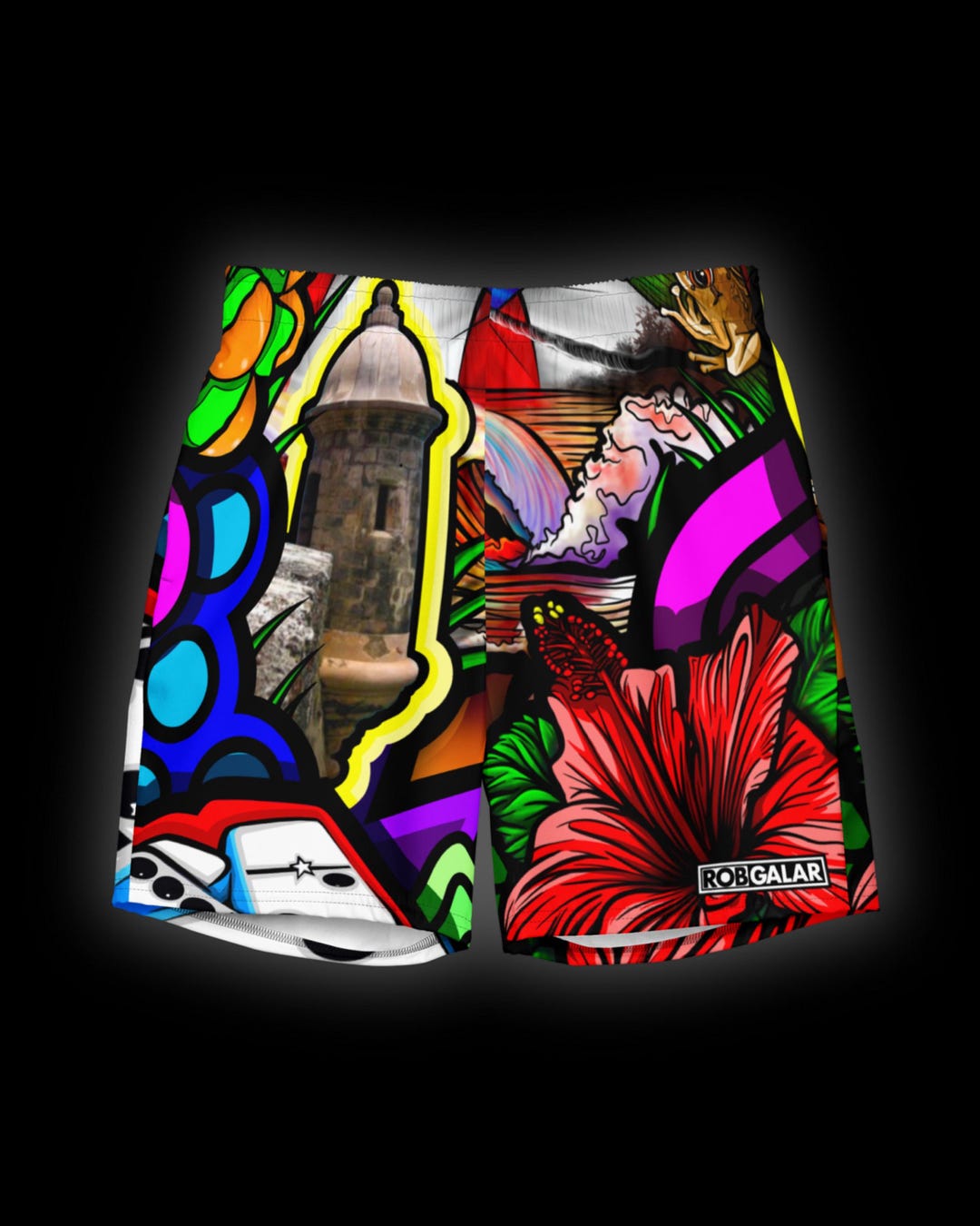 Puerto Rico Swimsuit/men's Clothing/beach Trunks/swimsuit/mesh Lining ...