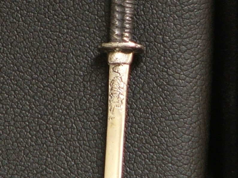 TIGER KATANA Sterling Silver Japanese Tiger Sword Pendant Made - Etsy